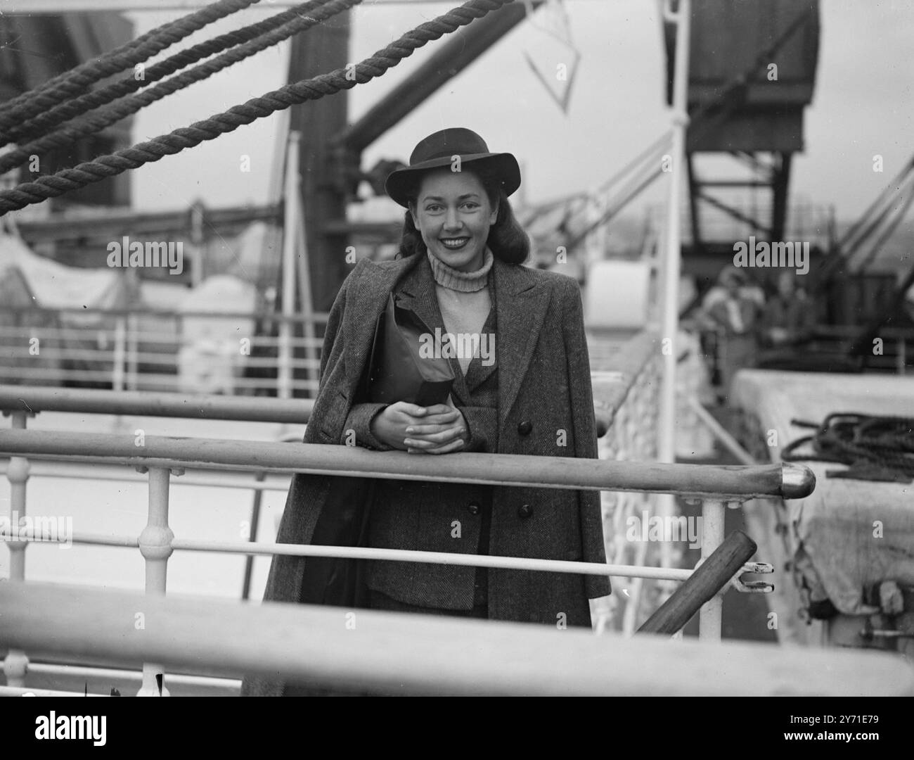 STAR FROM "DOWN UNDER”Miss WENDY GIBB. an Australian actress, is ...
