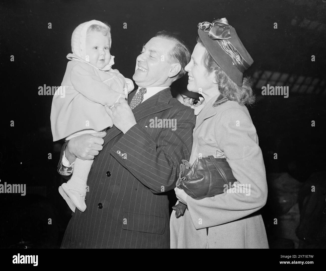 Baby in arms for exportMr. and Mrs. Archie MacDonald (Mr. MacDonald is ...