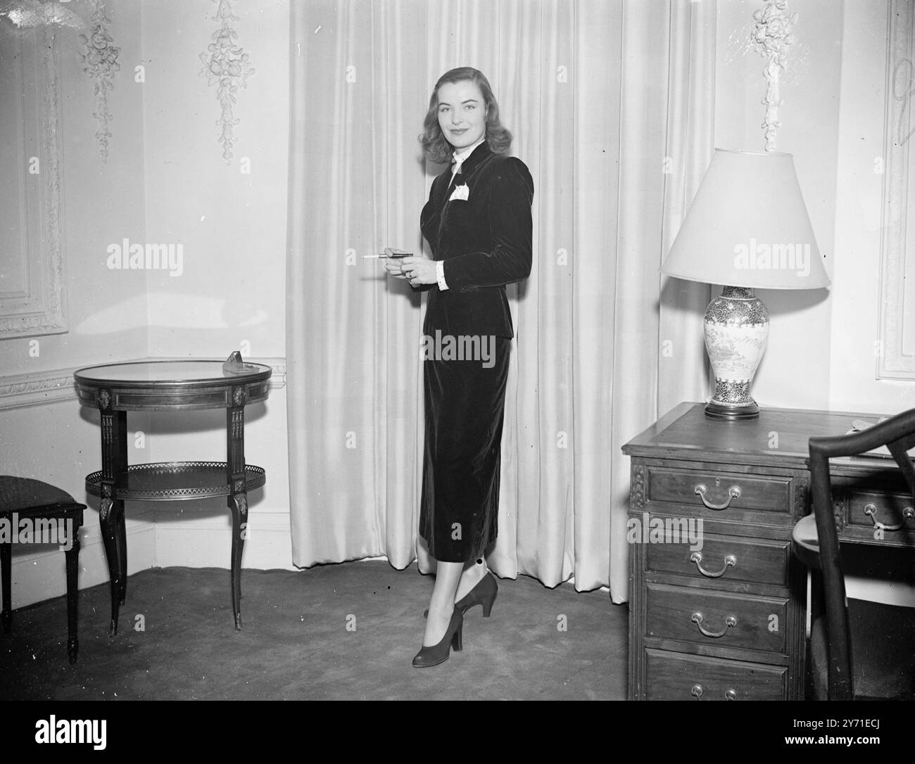 M velvet Black and White Stock Photos & Images - Alamy