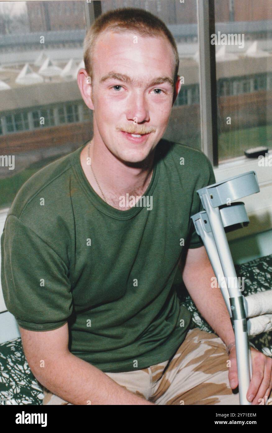 TROOPER GARY WAKELAM RECOVERS AT HASLAR HOSPITAL AFTER BEING WOUNDED IN ... TROOPER GARY WAKELAM RECOVERS AT HASLAR HOSPITAL AFTER BEING WOUNDED IN ...