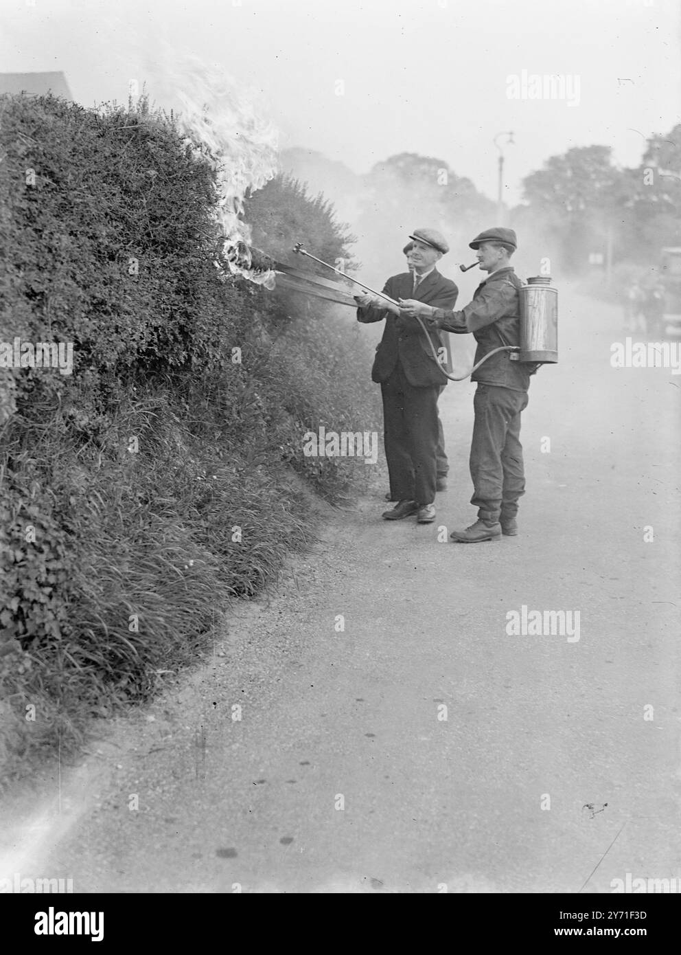 Flame gun Black and White Stock Photos & Images - Alamy