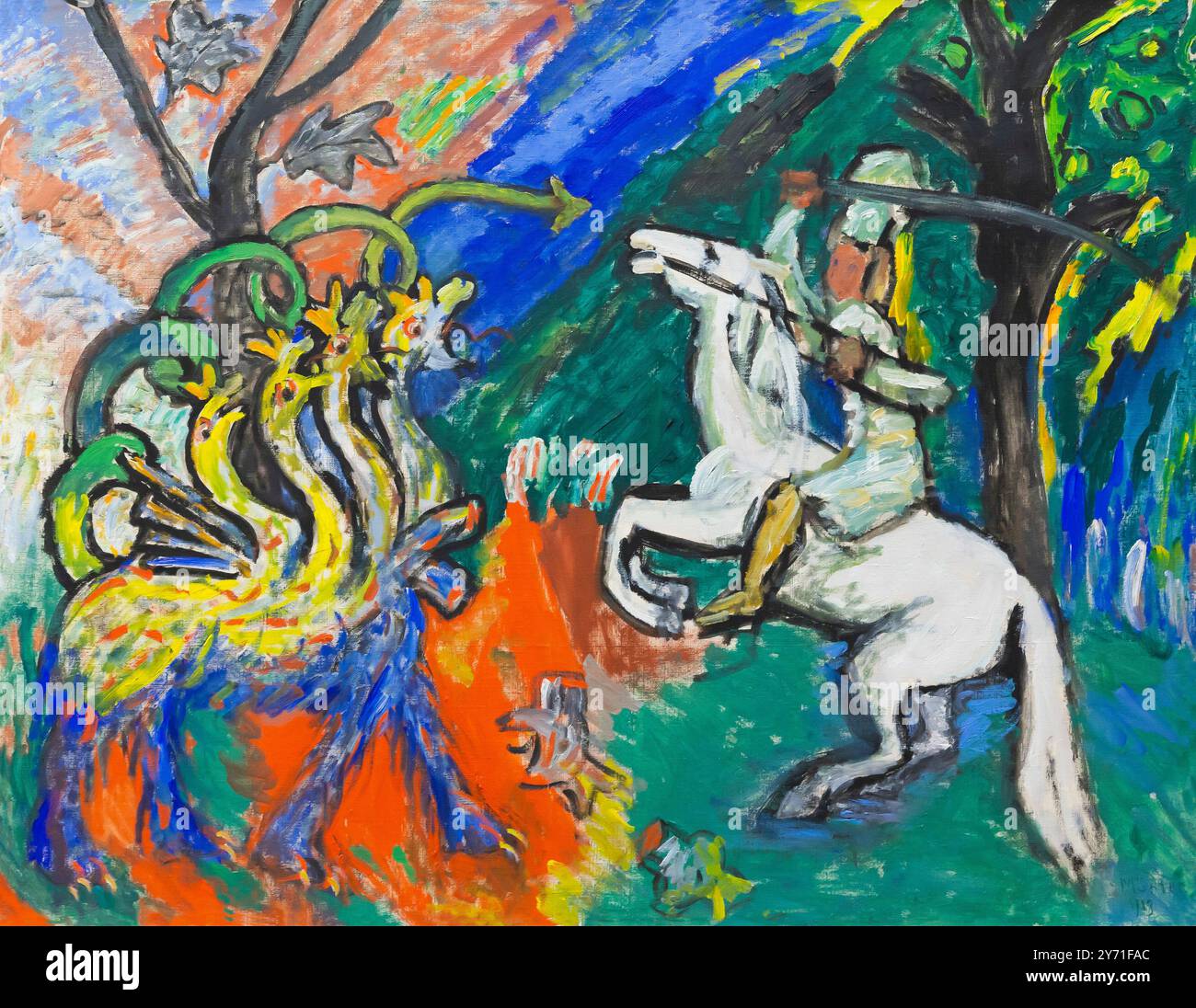 German expressionist painter gabriele munter hi-res stock photography ...