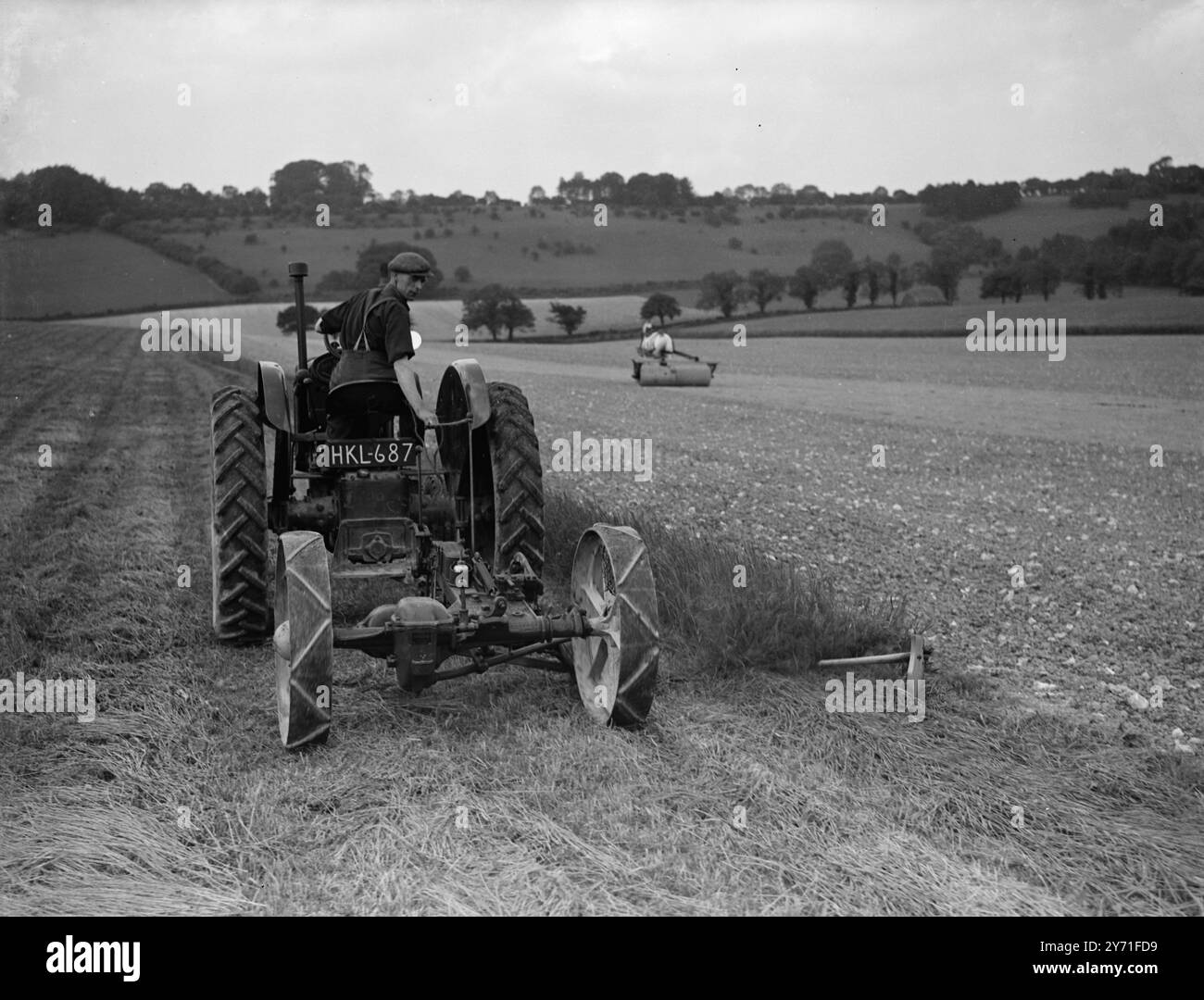 Rolling fields Black and White Stock Photos & Images - Alamy