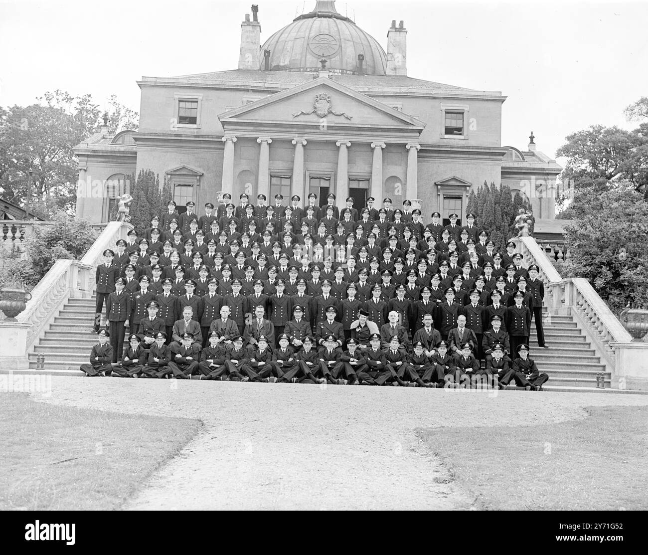 HMS Worcester graduation June 1943 Stock Photo - Alamy