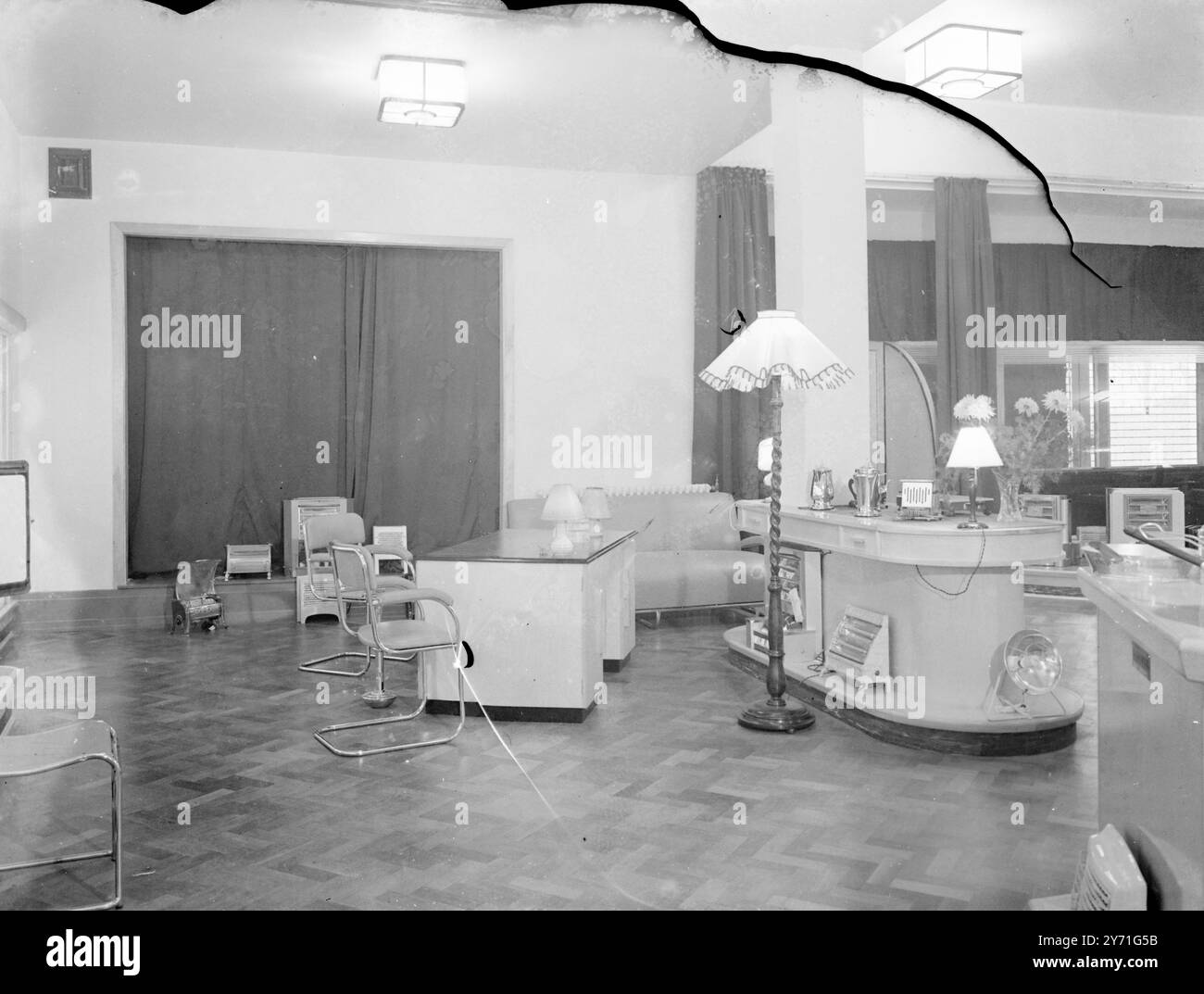Erith Electricity Showrooms .1940 Stock Photo - Alamy