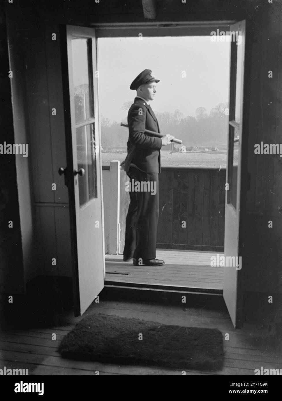 Cadets and a new HMS Worcester training ship.1940 Stock Photo - Alamy