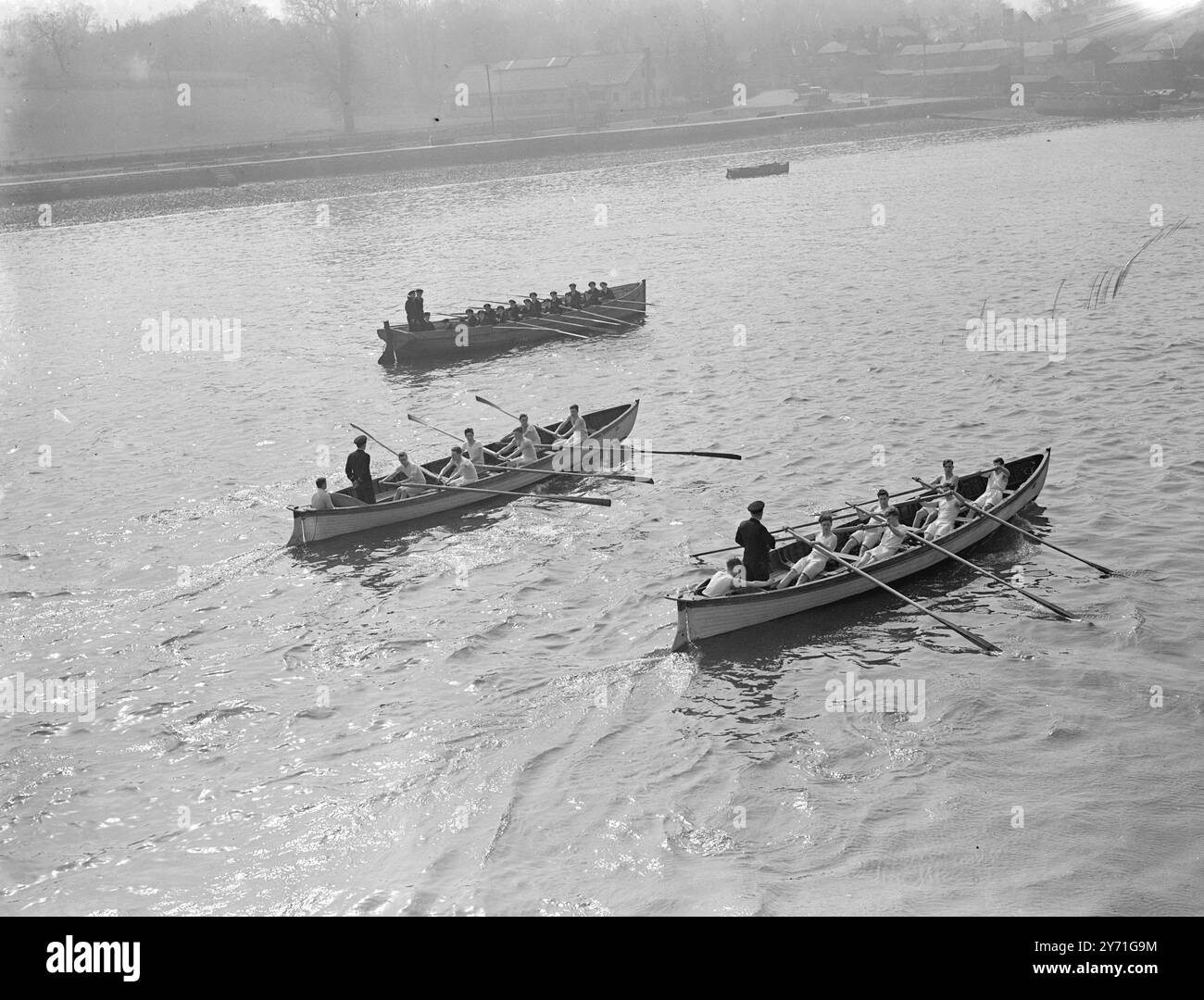 Cadets and a new HMS Worcester training ship.1940 Stock Photo - Alamy