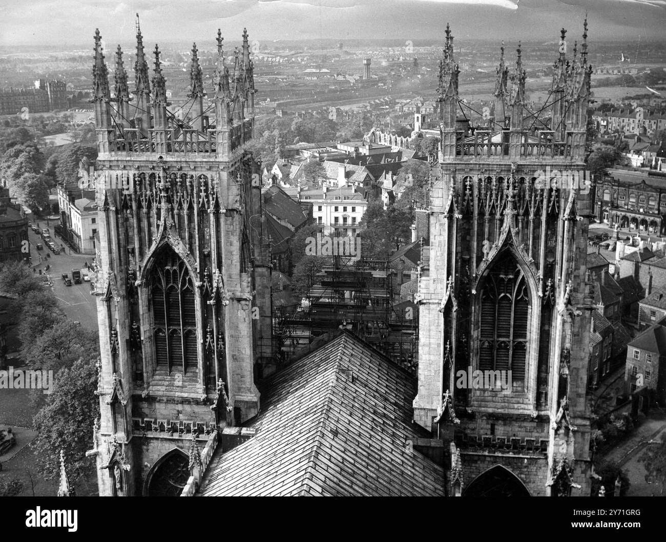Preserving Granduer of York Minster restoration project underway. The ...