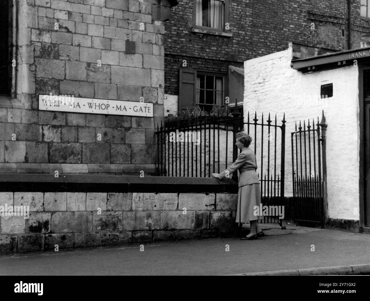 Whip-Ma-Whop-Ma-Gate is one of the smallest streets in York, if not the ...