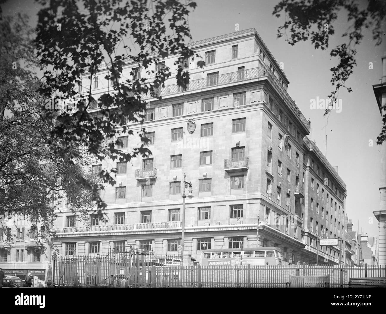 A corner view of STRATTON HOUSE , on Piccadilly Corner , Stratton ...