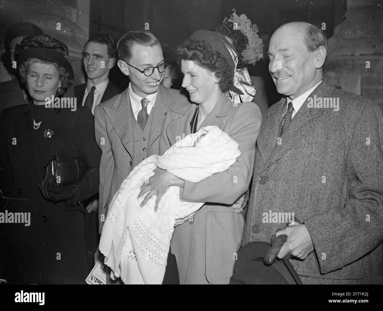 PREMIER AND WIFE ATTEND GRANDCHILD'S CHRISTENING The Prime Minister ...