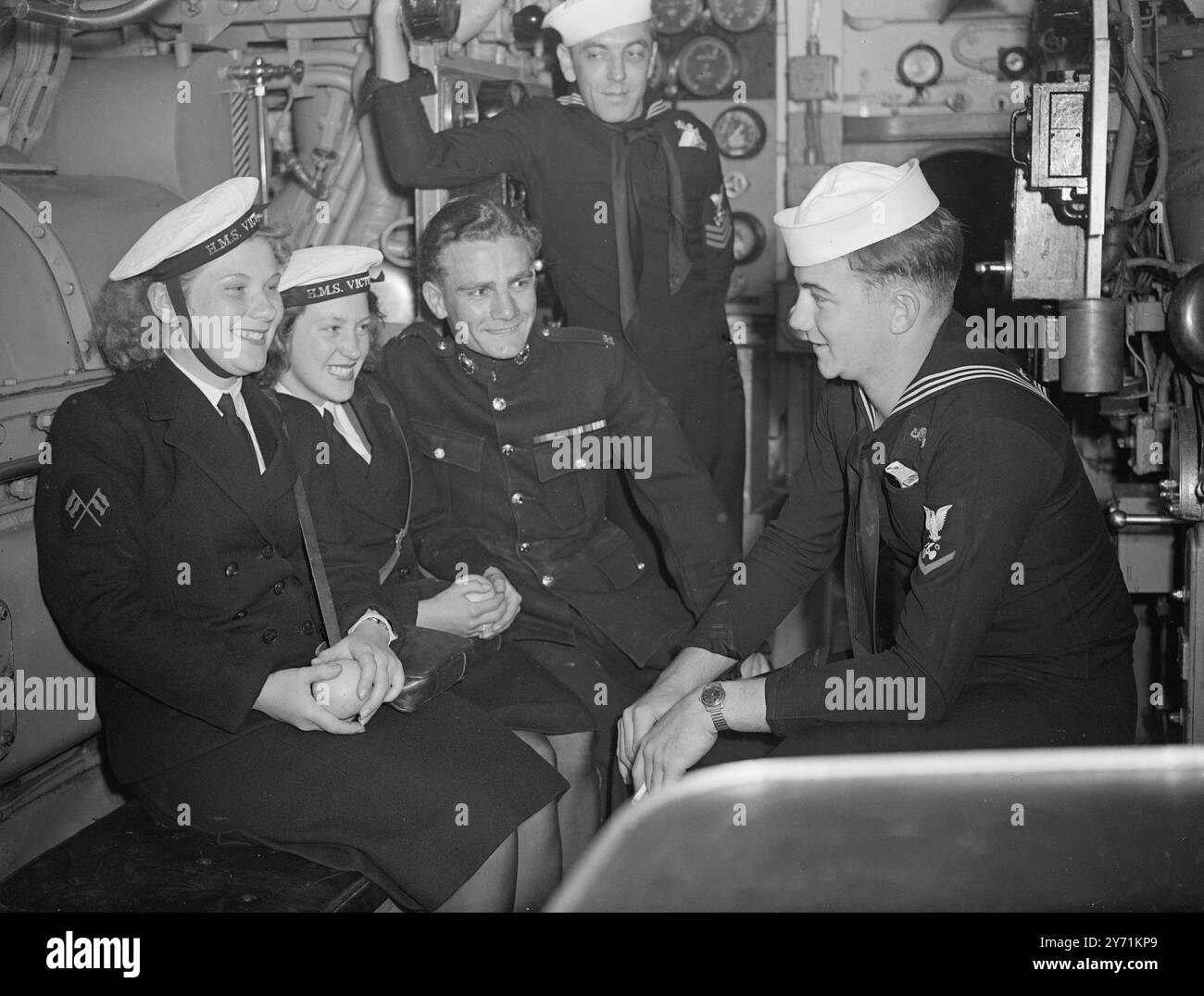 " FROM POMPEY TO POMPEY " UNDER THE ATLANTIC . The American submarine ...