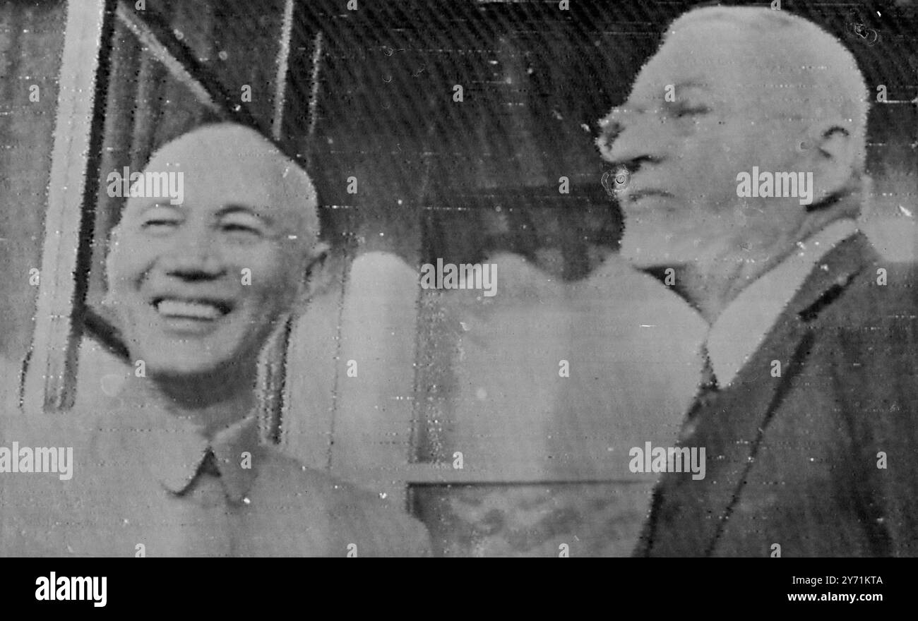 United States Secretary of State , John Foster Dulles meets General ...