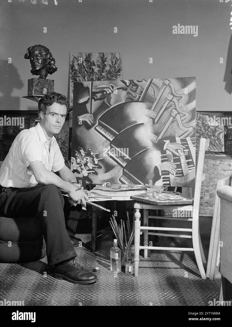 1948 artist Black and White Stock Photos & Images - Alamy