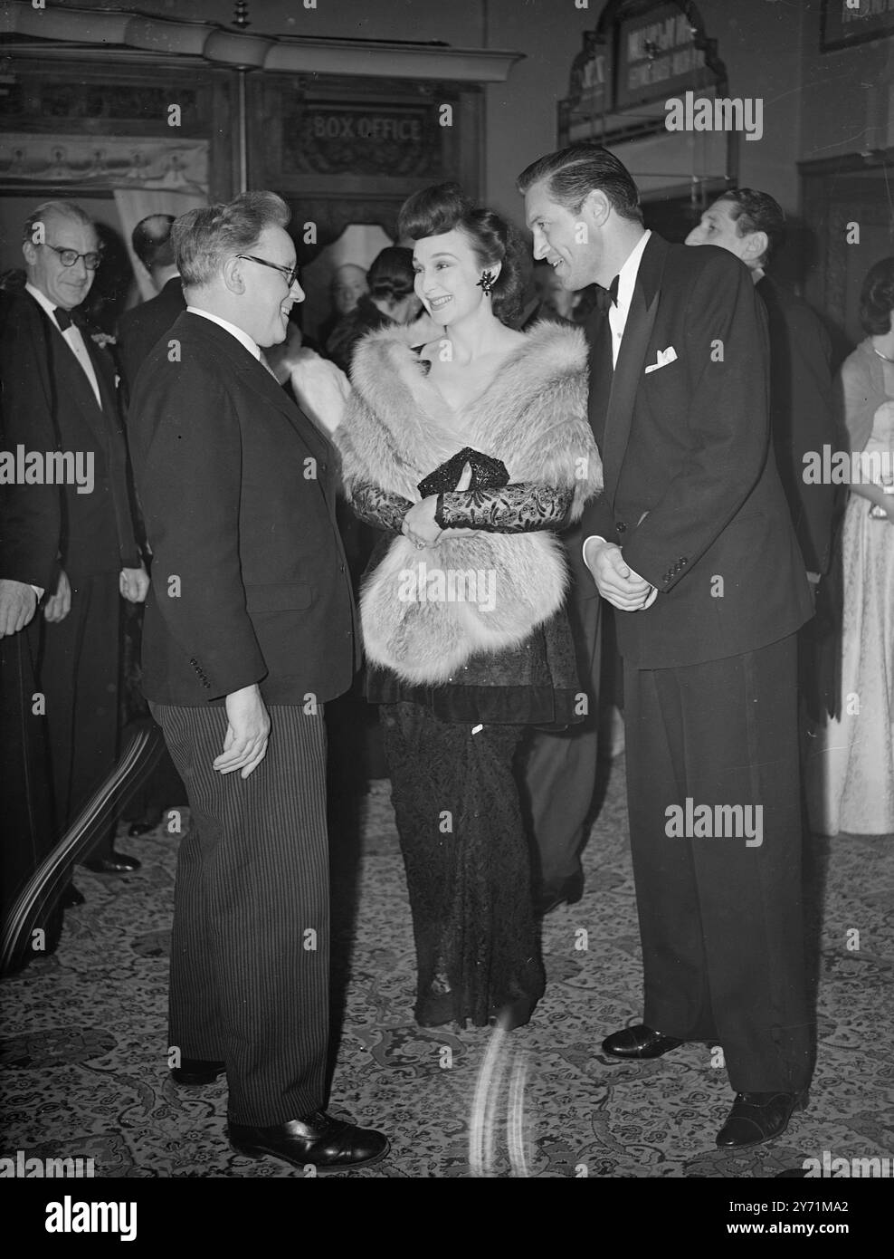 " THE CALENDAR " PREMIERE AT THE GAUMONT . Mr . J . Arthur Rank ' s new ...