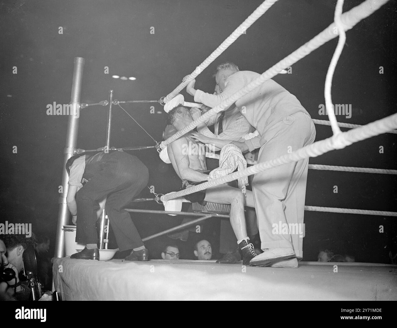 HENRY HALL BATTERS RODERICK TO WIN WELTER TITLE HENRY HALL , ex ...