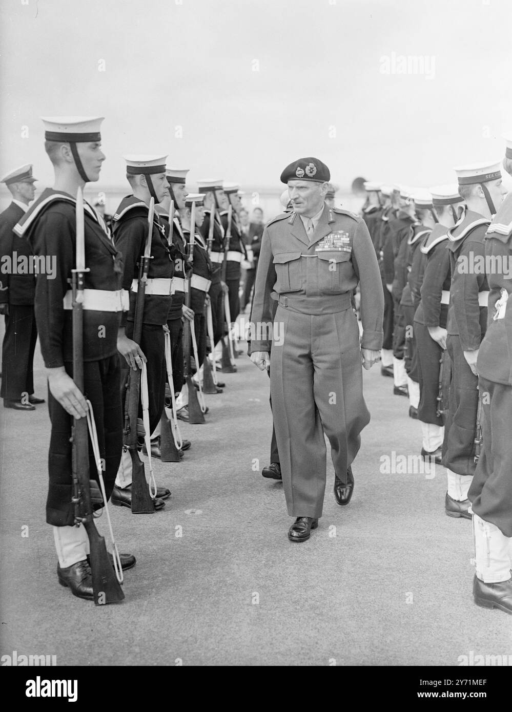 Bernard Montgomery. Chief of the Imperial General Staff 1948 Stock ...