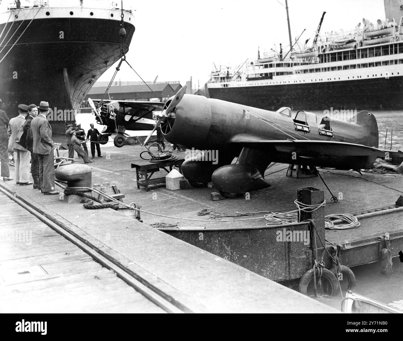 Mr Jack Wright and Mr John Polando Warner arrive in Southampton to ...
