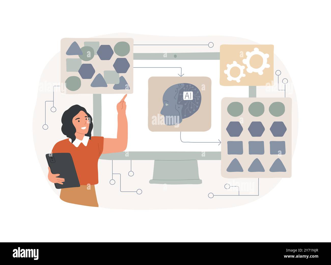 AI-Driven Data Transformation abstract concept vector illustration Stock Vector Image & Art - Alamy