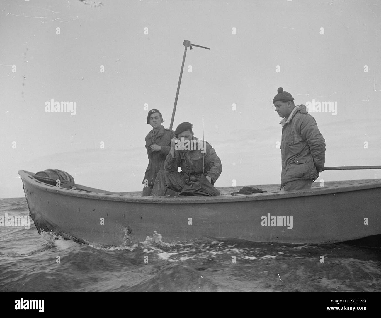 Two marines from marine Black and White Stock Photos & Images - Alamy