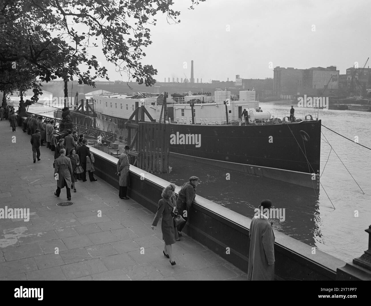 Our New President " Returning from refit at Chatham with a vastly ...