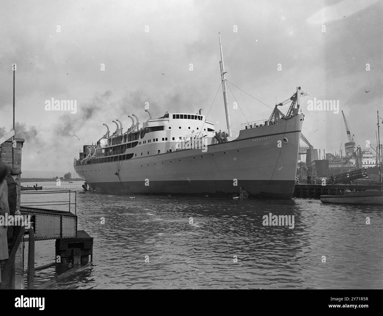 TWO SISTER- SHIPS LAUNCHED RICE AND ROSES AT CEREMONY Two sister-ships ...
