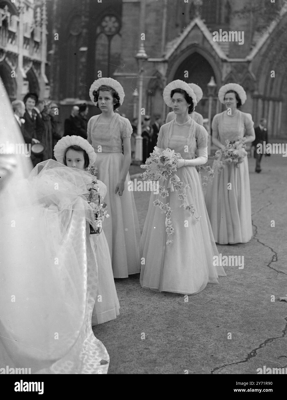 ROYAL FAMILY AT WEDDING RECEPTION After attending the wedding ceremony ...