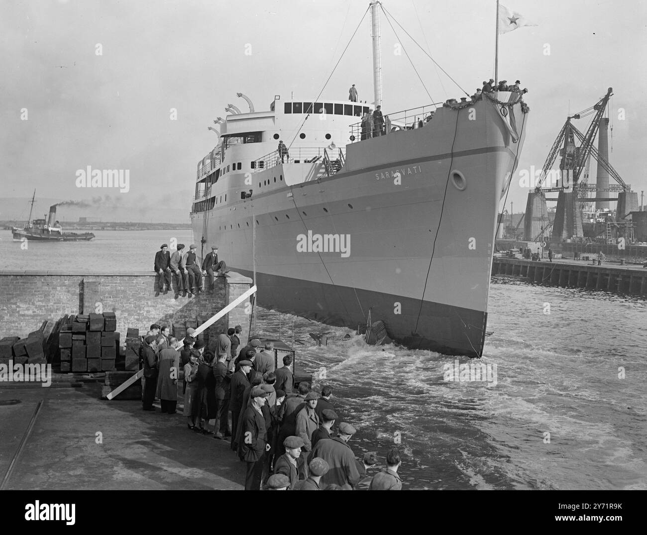 TWO SISTER- SHIPS LAUNCHED RICE AND ROSES AT CEREMONY Two sister-ships ...