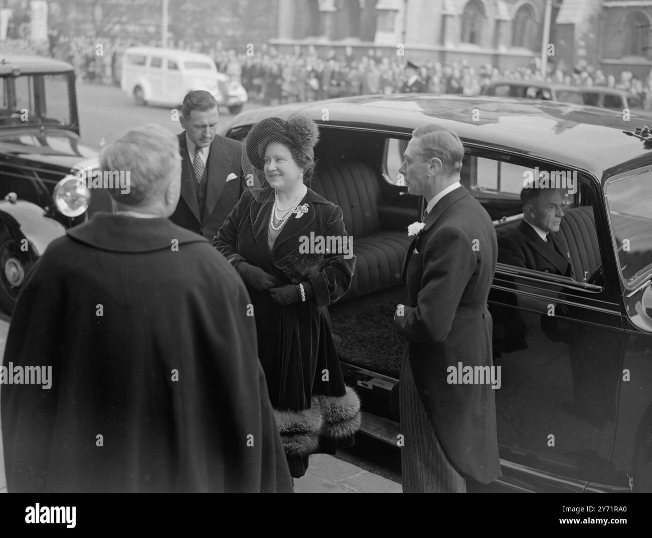 MEMBERS OF ROYAL FAMILY AT LONDON WEDDING Members of the Royal Family ...
