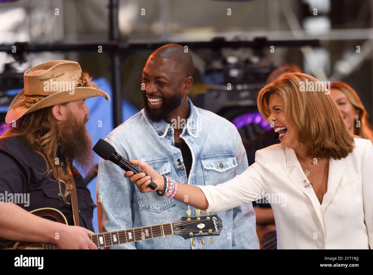 Chris Stapleton, Dwyane Wade and Hoda Kotb are seen as Chris Stapleton ...