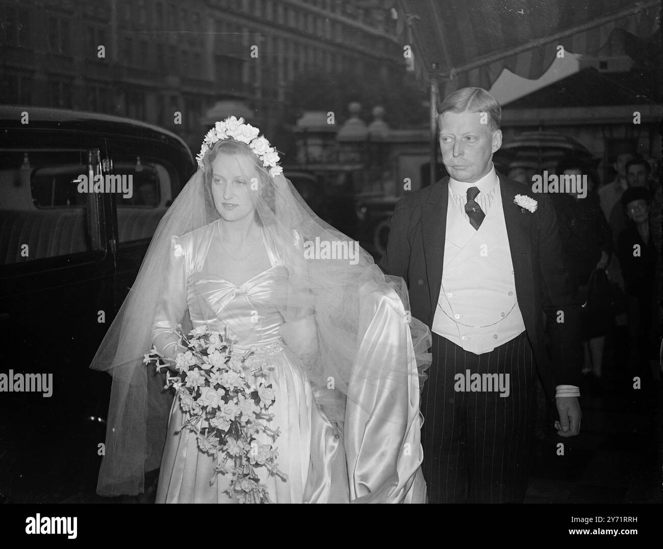 "Foreign Office Bride" Mr Peter Crowder, barrister son of Captain John ...