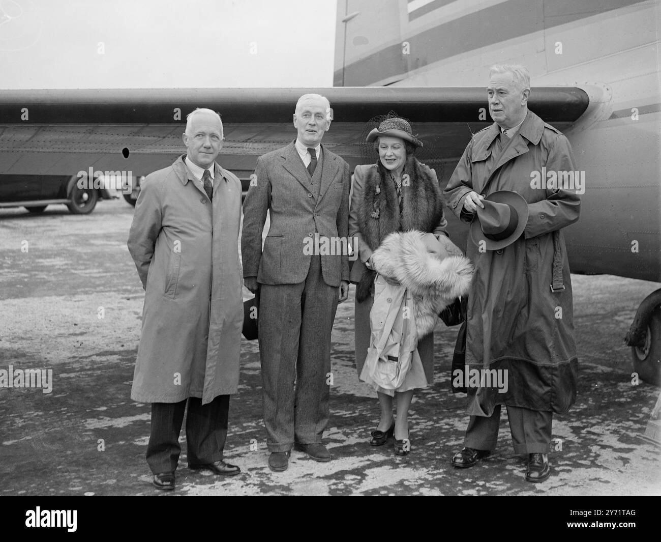 Colonel McCormick in Northern Ireland Colonel R.R. McCormick arrives at ...
