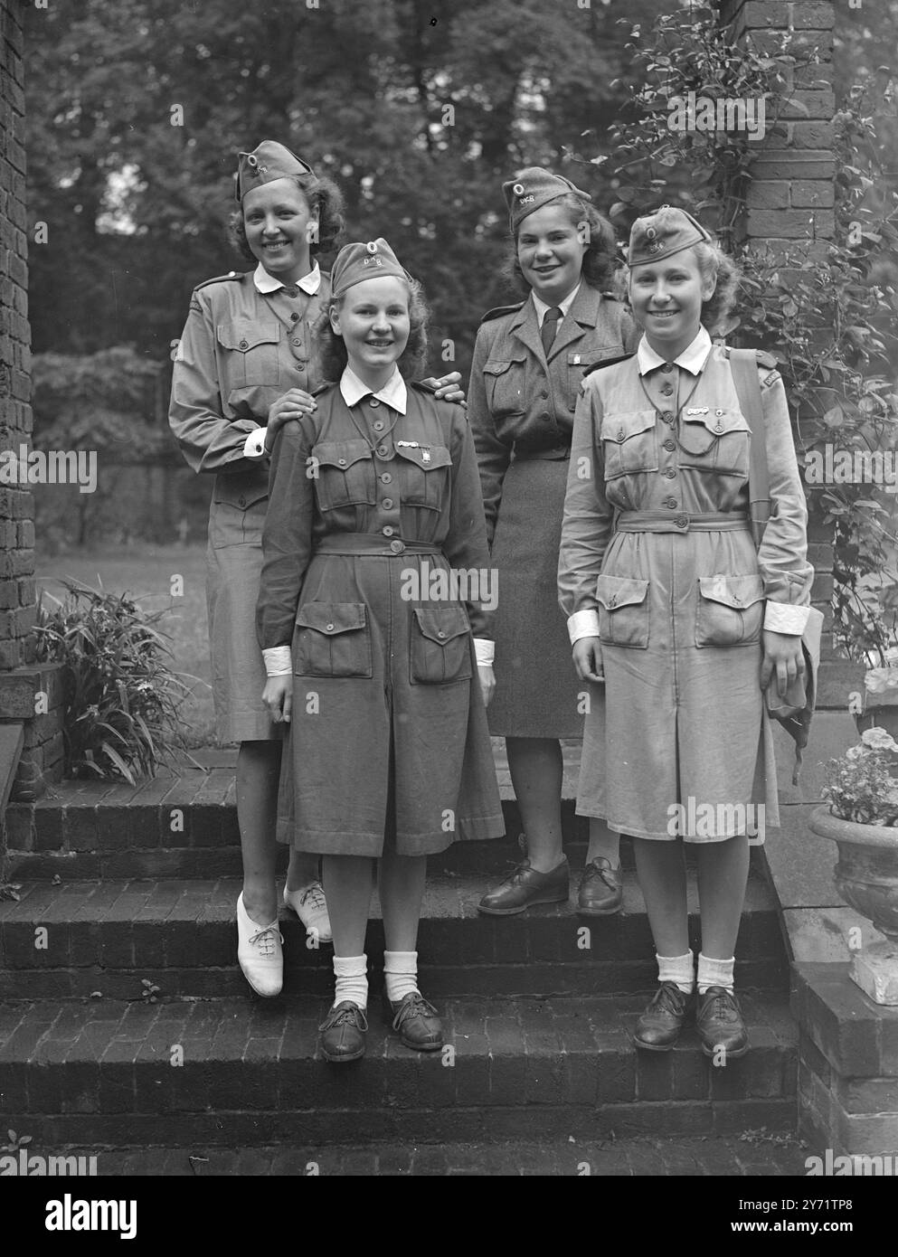 Europe's Girls at GTC Headquarters. Girls from France, Holland, Denmark ...