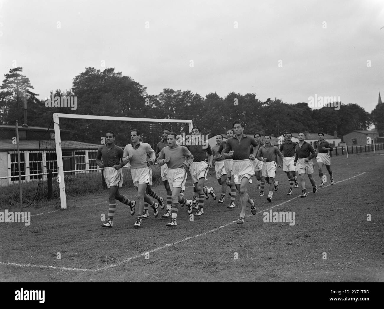 Olympia - Their Goal - Egyptian Football Team at Uxbridge Settling down ...