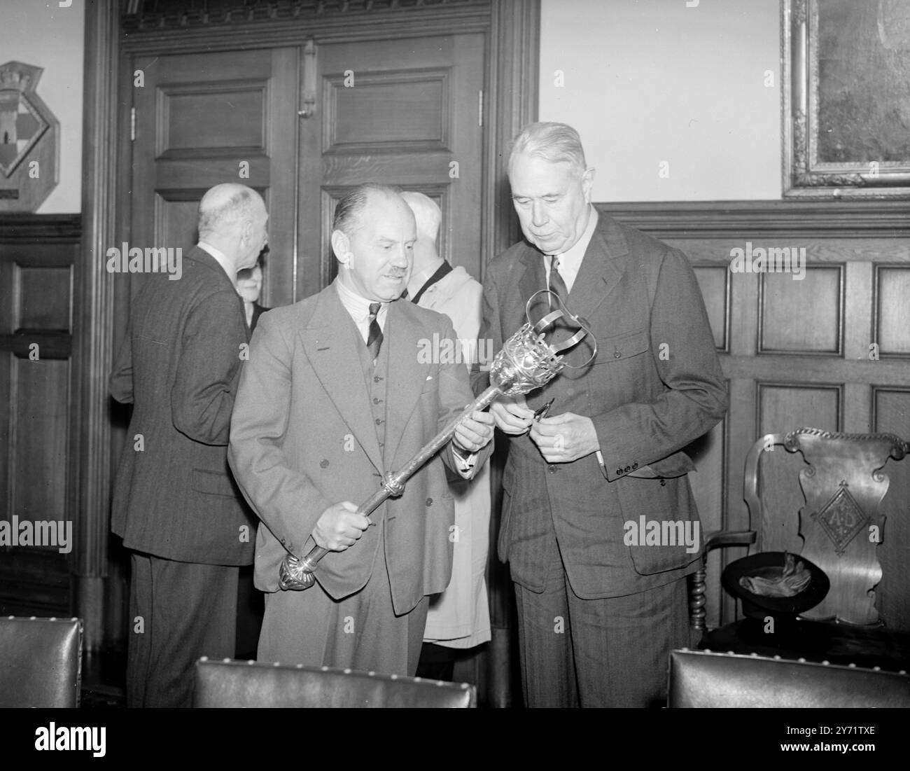Colonel McCormick visits Derry, Northern Ireland Pictured at the ...