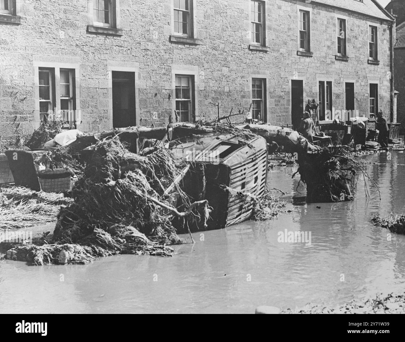 Great Floods in the North. Scenes of desolation were left in North ...