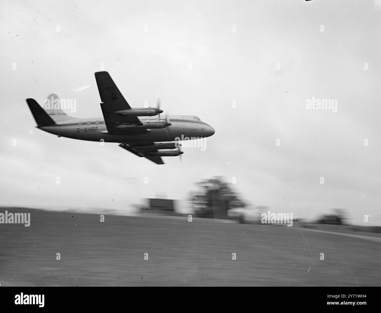 New jet air transport. The Vickers Viscount is the first civil ...