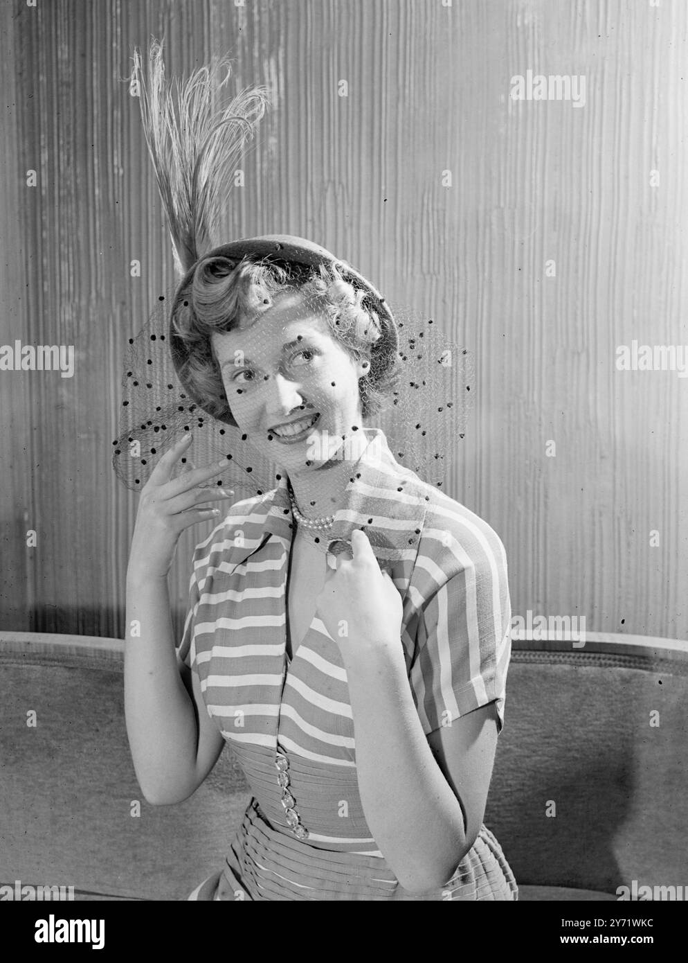 Autumn and Winter Millinery preview. Rona Anderson, from Edinburgh, a J ...