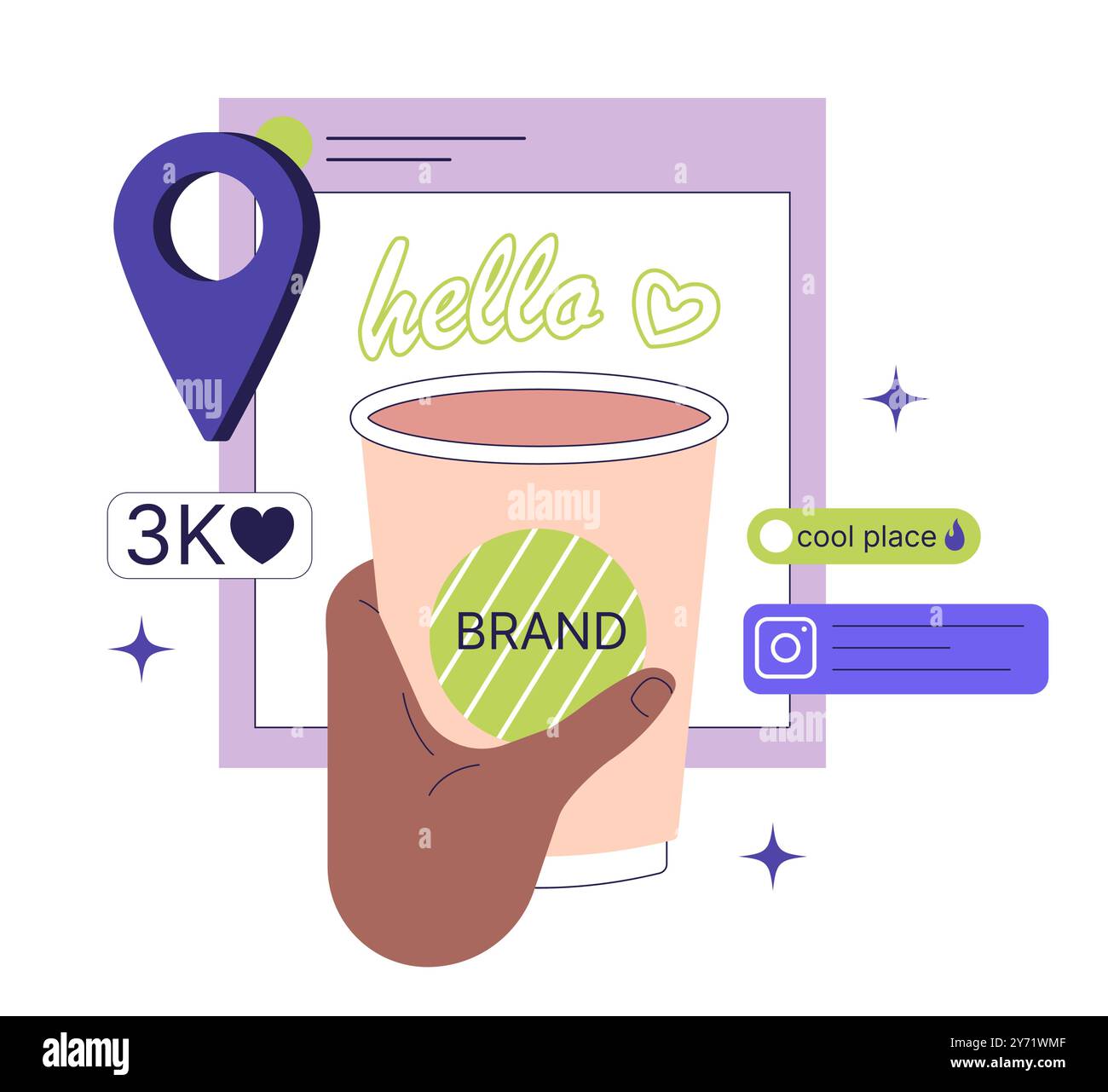 Instagramable Stock Vector Images - Alamy
