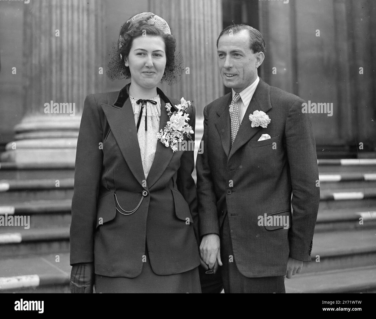 'Jock' - of Dick Barton fame marries. Alex McCrindle - known to ...