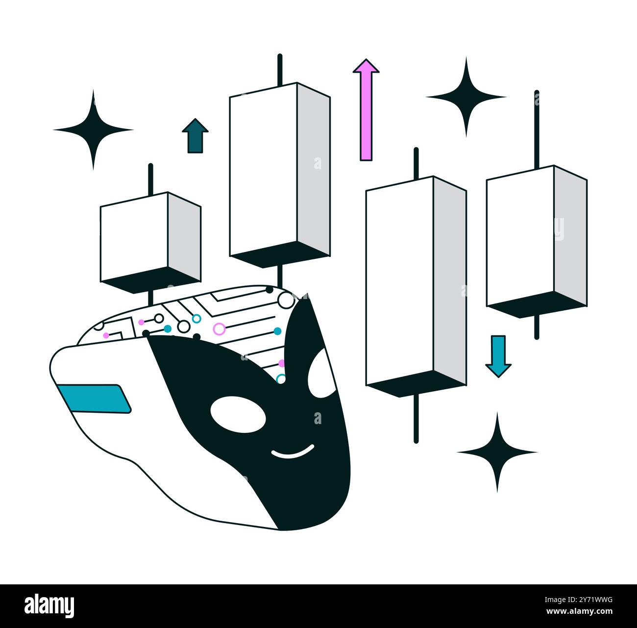 Impact of Artificial intelligence on business. AI-powered exchange ...