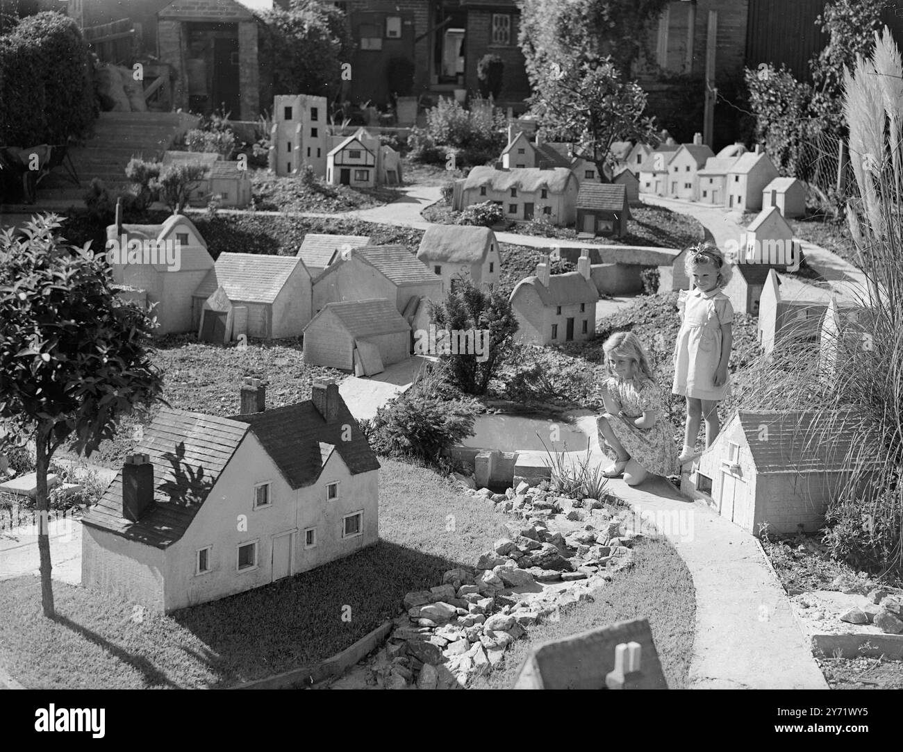 Fairyland in minature Four year old Janice Palmer, of Southampton, has ...