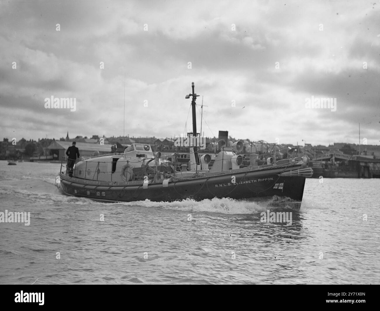 New Life 'Saver' on trial. A new lifeboat built by the Royal National ...