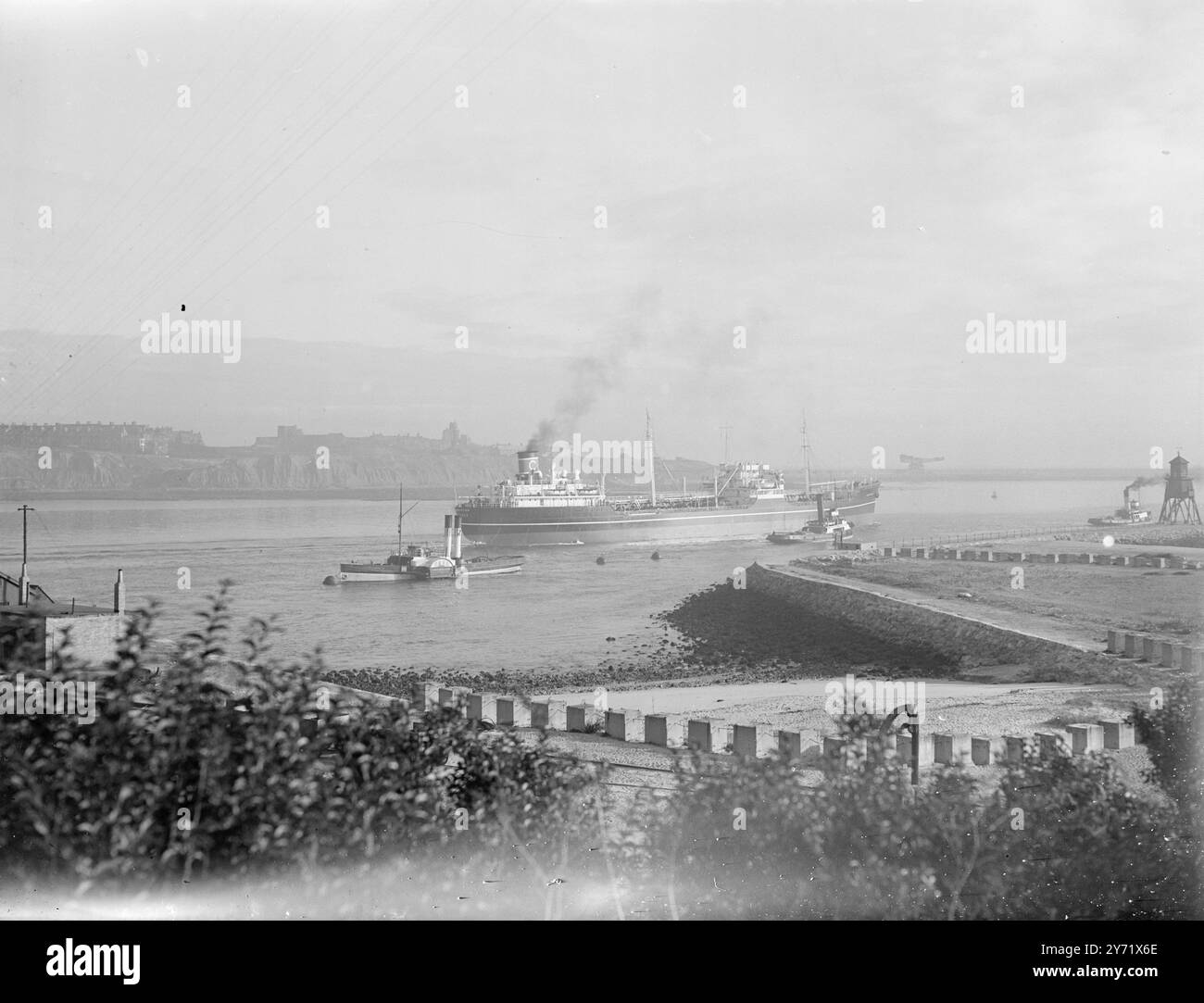 Tankers 'new look' Towed to the Tyne as a half ship last January after ...