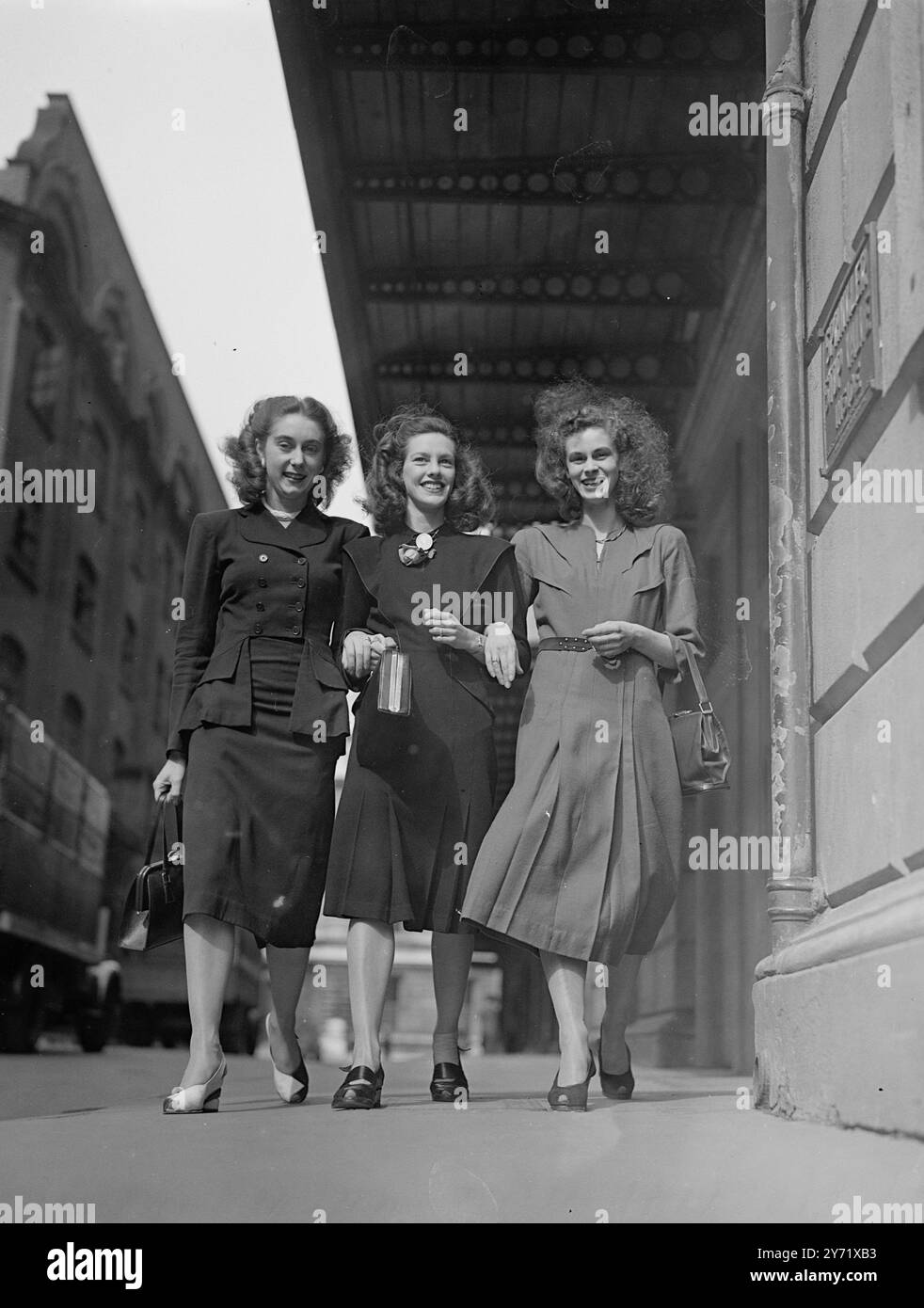 "Dancing Brides" These three smiling girls have a great deal in common ...