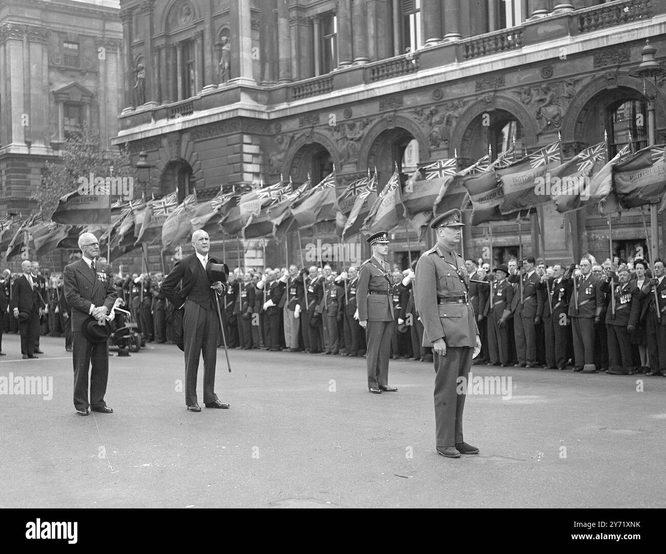 " BANNERS OF GLORY " - - AT THE BRITISH LEGION PARADE. - - - - His ...