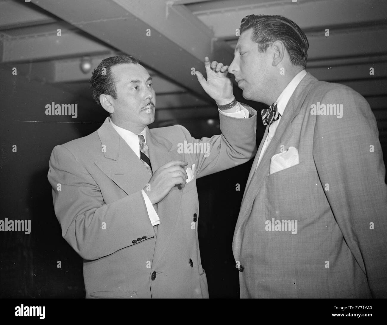 UNDER THE 'FLUENCE' Famous American hypnotist , RALPH SLATER, who ...