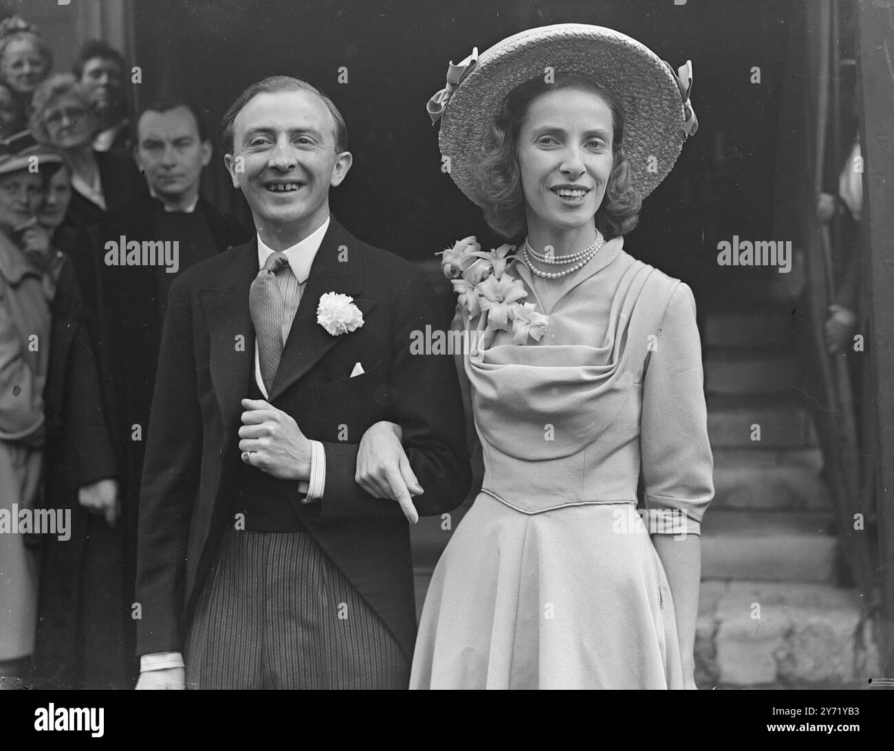 Hon. Peter weds Viscountess Wolmer The wedding of the Hon, Peter Legh ...