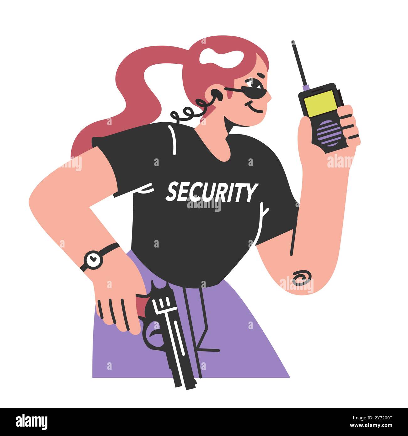 Bodyguard. Surveillance and protection of a customer or an object ...