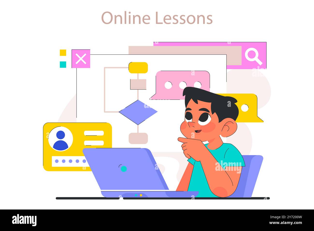 Child do programming. Online computer science, web, apps and software development course for ...